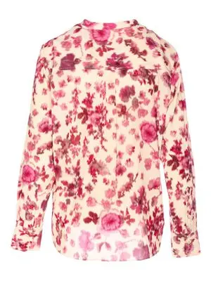 Isabel Marant Rusak Silk Blouse - Pink