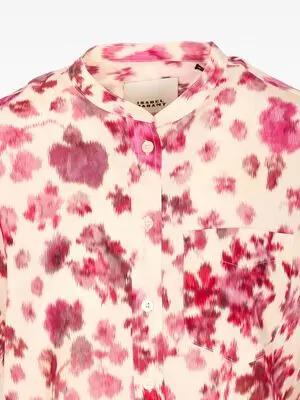 Isabel Marant Rusak Silk Blouse - Pink