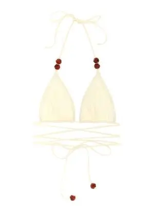 Magda Butrym Re 26 Bikini Top - White