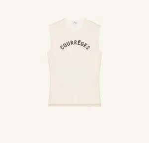 COURREGES Tulle Illusion Top
