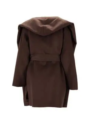 PAROSH Belted Coat With Padding - Testa Di Moro