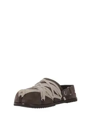Rick Owens Megalace Mule Granola - Brown