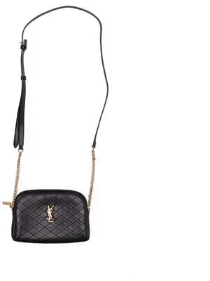 Saint Laurent Gaby Chain Strap Crossbody Bag - Noir
