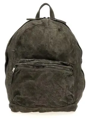 GIORGIO BRATO Leather Backpack - Gray