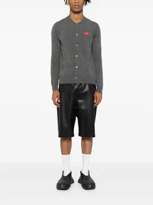 Comme Des Garçons Wool Cardigan - Grey