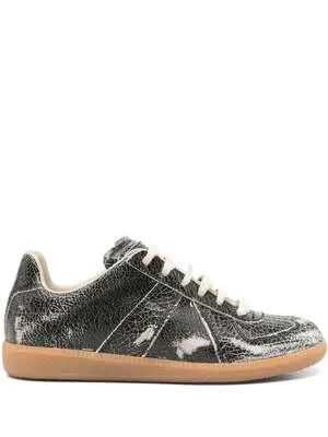 MAISON MARGIELA Low Top Sneakers - Black/white
