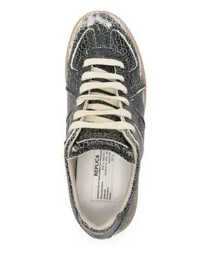 MAISON MARGIELA Low Top Sneakers - Black/white