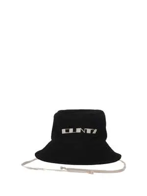Rick Owens Gilligan Hat - Black/pearl