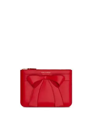Comme Des Garçons Leather Credit Card Case - Red