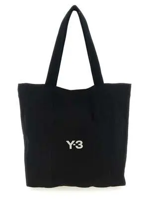 Y3 Canvas Shopper With Logo