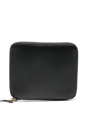 Comme Des Garçons Leather Zipped Wallet - Black