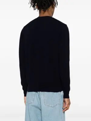 Comme Des Garçons Wool Cardigan - Blue