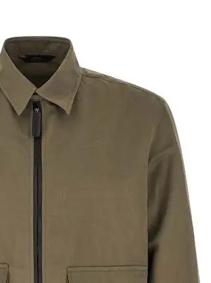 Brioni Linen And Cotton Blend Blouson