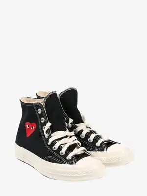Comme Des Garçons Chuck Taylor High-top Sneakers - Black