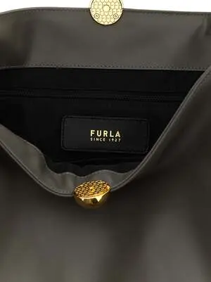 Furla Sfera Soft Large Shoulder Bag - Gray