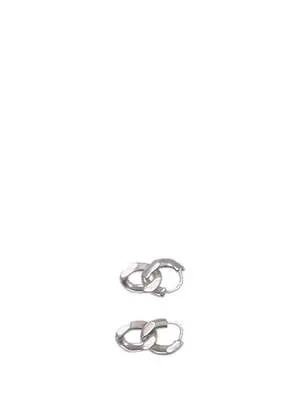 MAISON MARGIELA Hoop Earrings - Palladio Burattato