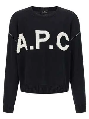 A.p.c. Logo Wool Blend Sweater