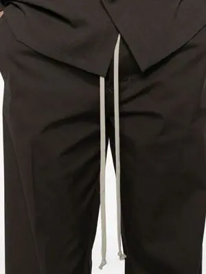 Rick Owens Dietrich Drawstring Trousers - Darkdust