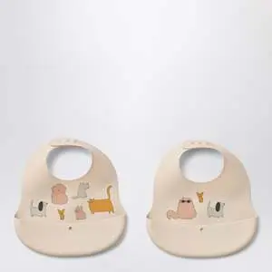 LIEWOOD Ember Bibs Set Of Two - White