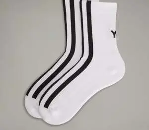 Adidas Y-3 Striped Socks - White