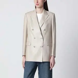 Tagliatore Silk Double-breasted Jacket