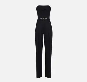 Elisabetta Franchi Belted Jumpsuit - Nero