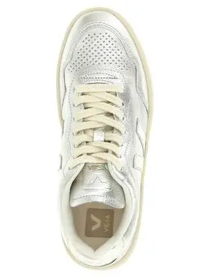 VEJA V-90 Laminated Leather Sneakers