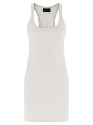 Dsquared2 Ribbed Tank Top Mini Dress