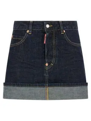 Dsquared2 Cimosa Authentic Japanese Denim Miniskirt