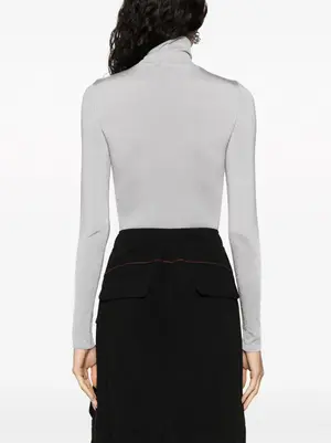 Wolford Colorado Roll Neck Long Sleeve - Grey