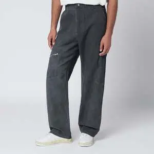 REPRESENT Washed Effect Cotton Trousers
