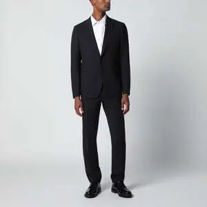 LARDINI Single Breasted Wool Blend Suit - Blue