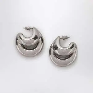 PANCONESI Blow Up Huggie Earrings - Metal