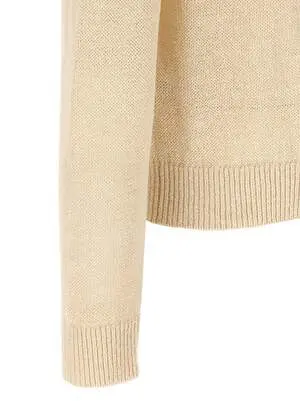 JIL SANDER Silk And Hemp Blend Sweater