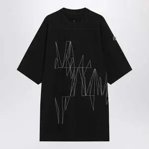 Moncler + Rick Owens Logo T-shirts For Men