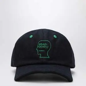 BRAIN DEAD Wool Blend Baseball Cap - Blue