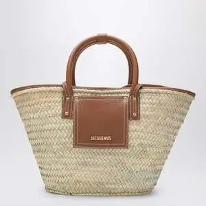 Jacquemus Le Panier Soli Raffia Bag