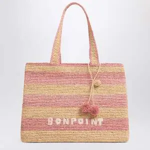 Bonpoint Striped Raffia Tote