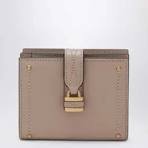 Chloé Leather Square Paddington Wallet - Pink