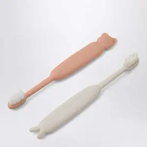 LIEWOOD Set Of Two Fabio Toothbrushes In /sand - Pink