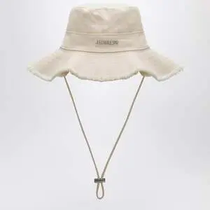 Jacquemus Le Bob Artichaut Cotton Hat - White
