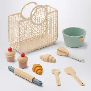 LIEWOOD Lisbeth Wooden Play Cooking Set - Multicolor
