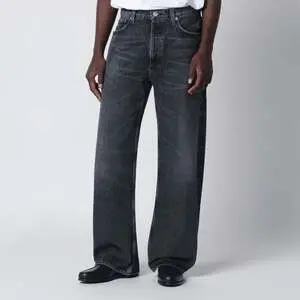 Agolde Black Wash Bottoms For Men