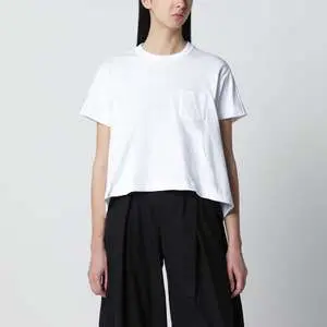 Sacai Ribbed T-shirts For Women