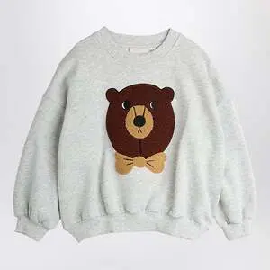 MINI RODINI Bear Chenille Sweatshirt