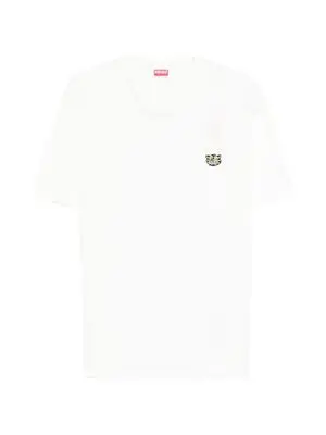 Kenzo Wild Tiger Cotton T Shirt - White