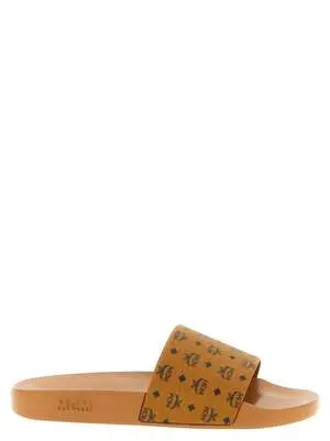Mcm Logo Sandals For Women