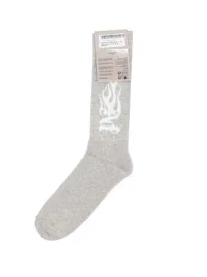 Palm Angels Flames Jacquard Socks