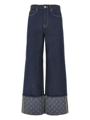 Tory Burch Zip Up Jeans For Women