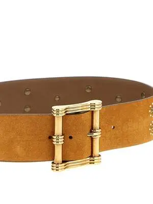 Etro Suede Studded Belt